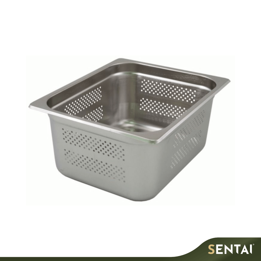 Stainless Steel Perforated GN Pan 1/2 | Commercial Gastronorm Pan